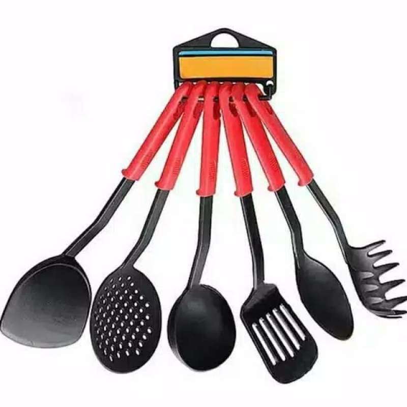 Promo spatula set isi 6 pcs - sendok masak - sutil - sodet Diskon 30% ...