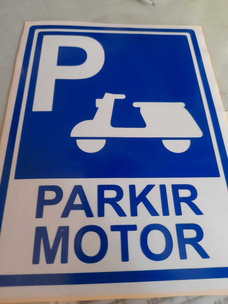 Jual Rambu Sign Stiker Outdoor Parkir Khusus Karyawan Staff Pelanggan ...