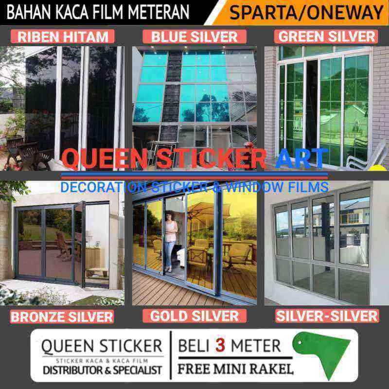 Promo Kaca Film One Way / Stiker Kaca Cermin / Sticker Kaca Film ...