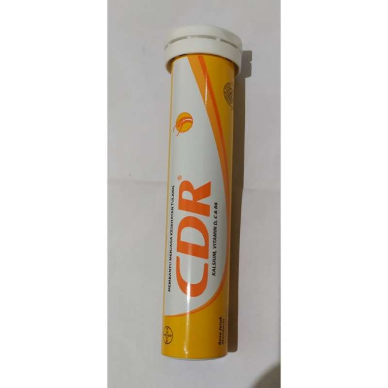 Jual CDR Kalsium Rasa Jeruk 15 Tablet TANPAK KOTAK - DUS di Seller ...