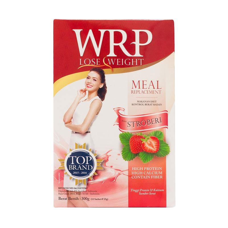 Jual WRP Meal Replacement Strawberry Minuman Kesehatan [324 g/ 6 sachet ...