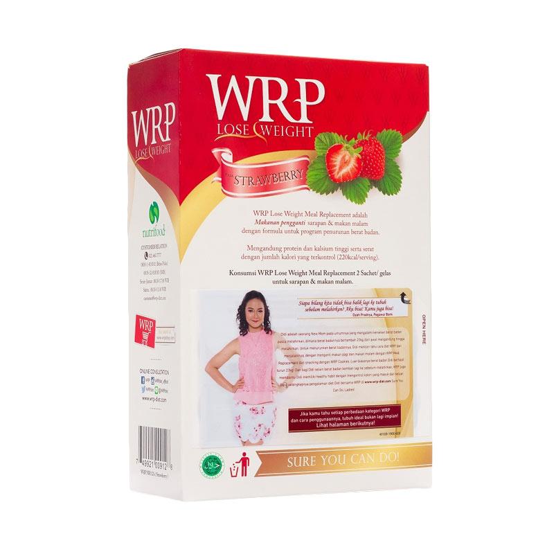 Jual WRP Meal Replacement Strawberry Minuman Kesehatan [324 g/ 6 sachet ...