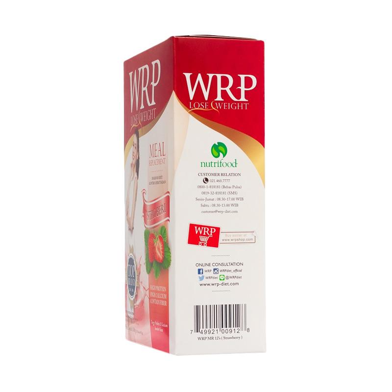 Jual WRP Meal Replacement Strawberry Minuman Kesehatan [324 g/ 6 sachet ...