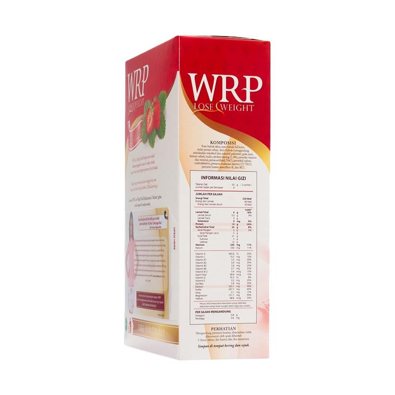 Jual WRP Meal Replacement Strawberry Minuman Kesehatan [324 g/ 6 sachet ...