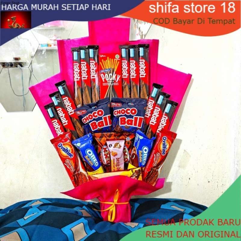 Jual buket snack murah | buket jajan | bouquet snack di Seller Shifa ...