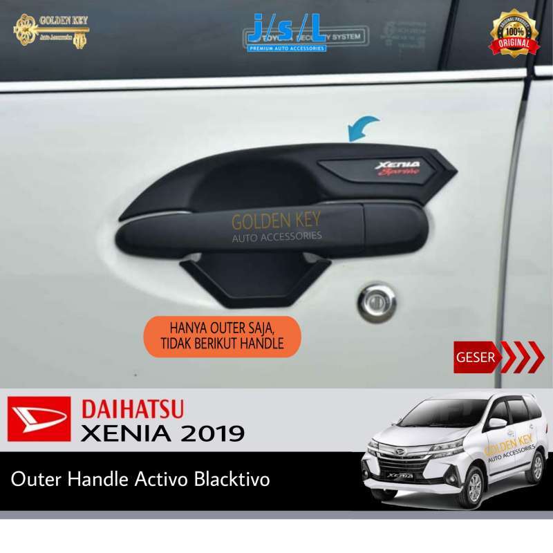 Jual JSL Outer Handle Xenia 2019 Mangkok Pintu Activo Blacktivo di Seller GOLDEN KEY ACC ...
