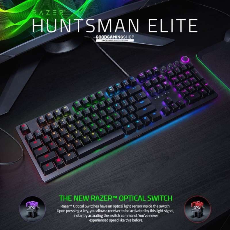 Jual Razer Huntsman Elite - Gaming Keyboard di Seller GOOD GAMING SHOP ...