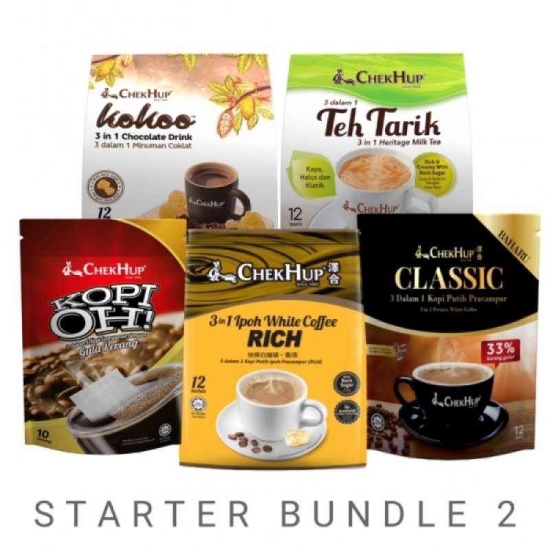 Jual Chek Hup Starter Bundle 2 (Rich + Classic + Kokoo Original + Teh ...