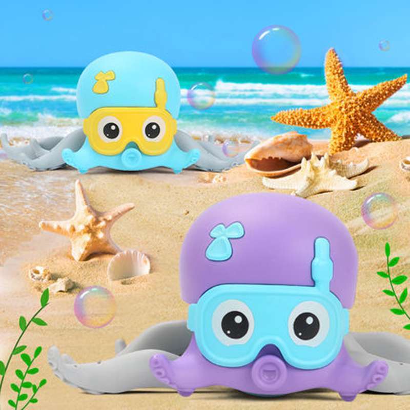Jual 2pcs Floating Octopus Bath Toy Bathtub Toy Animal Swimming Pool ...