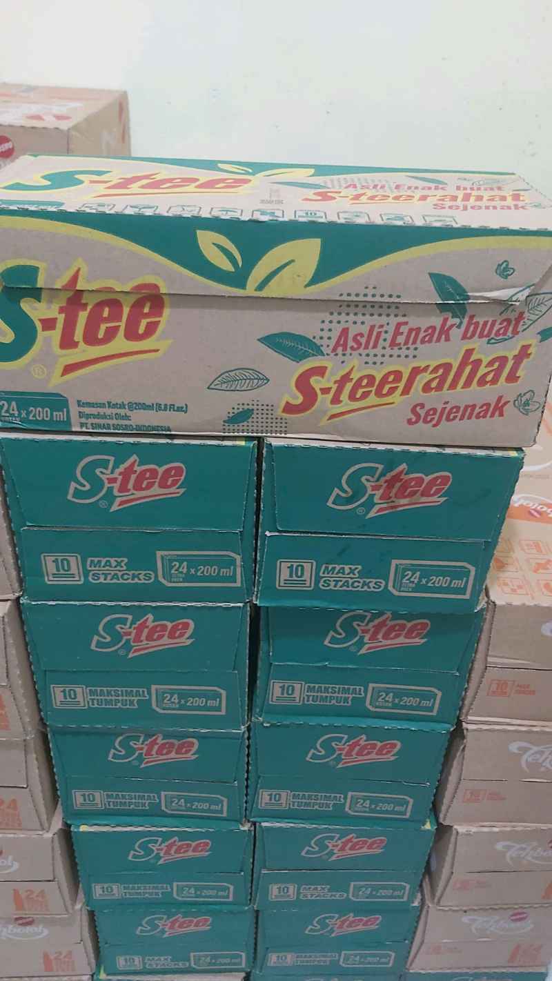 Jual S-tee Teh Kotak 200ml [ 1 Karton / 24 Pcs] Di Seller Xmart ...