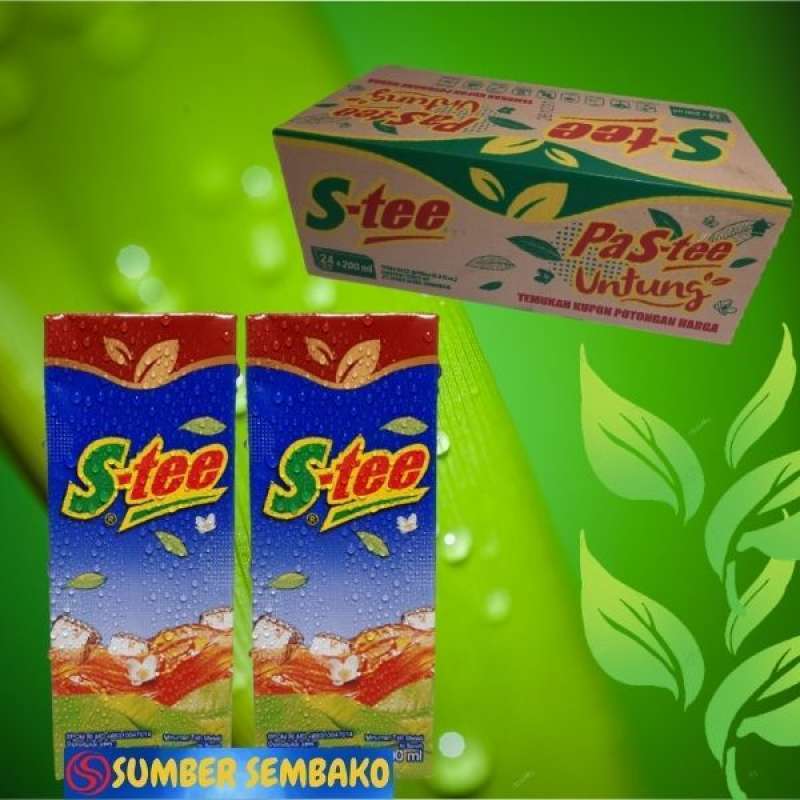 Jual S-tee Teh Kotak 200ml [ 1 Karton / 24 Pcs] Di Seller Xmart ...