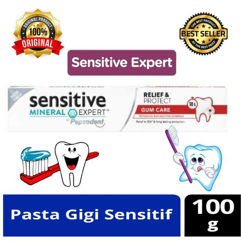 Jual PEPSODENT Pasta Gigi Sensitive Mineral Expert Relief & Protect ...