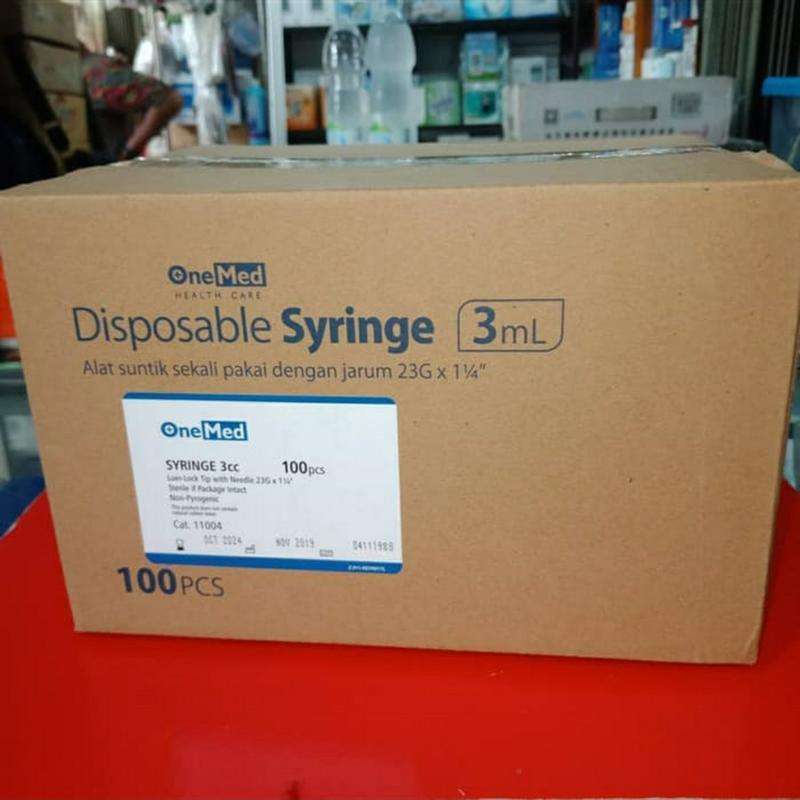 Jual Original Spuit 3 cc onemed. Spit 3 cc di Seller Apt Setia Budi ...