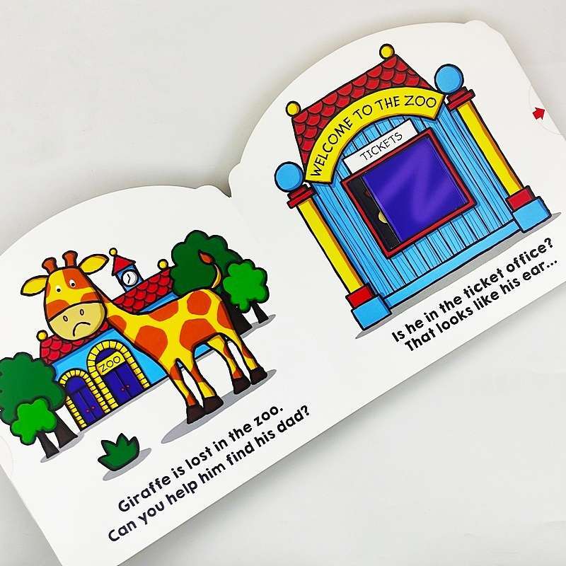 Jual ORIGINAL Priddy Giraffe is Lost (An Animal Search and Find Book ...