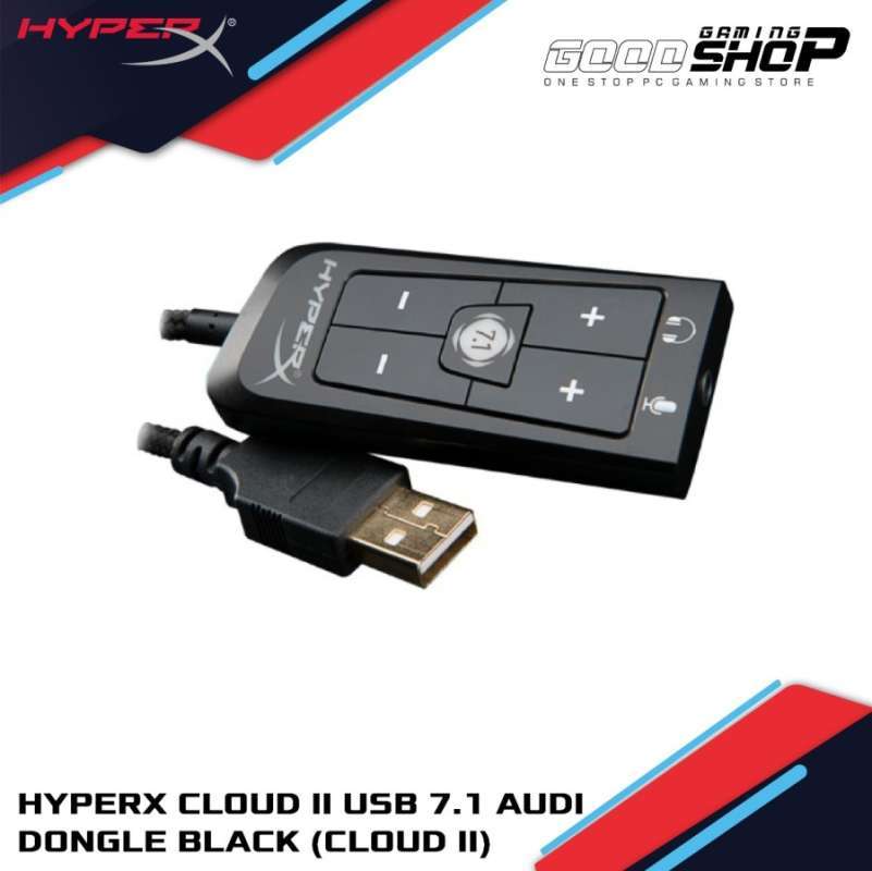 Jual Hyperx Cloud Ii Usb 7.1 Audio Dongle Black (cloud Ii) Di Seller ...
