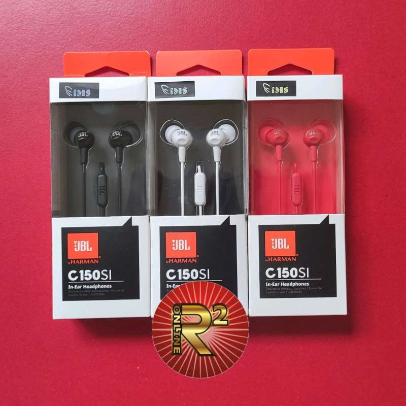 Promo JBL C150SI In Ear Headphones With Mic Garansi IMS - Hitam Diskon ...