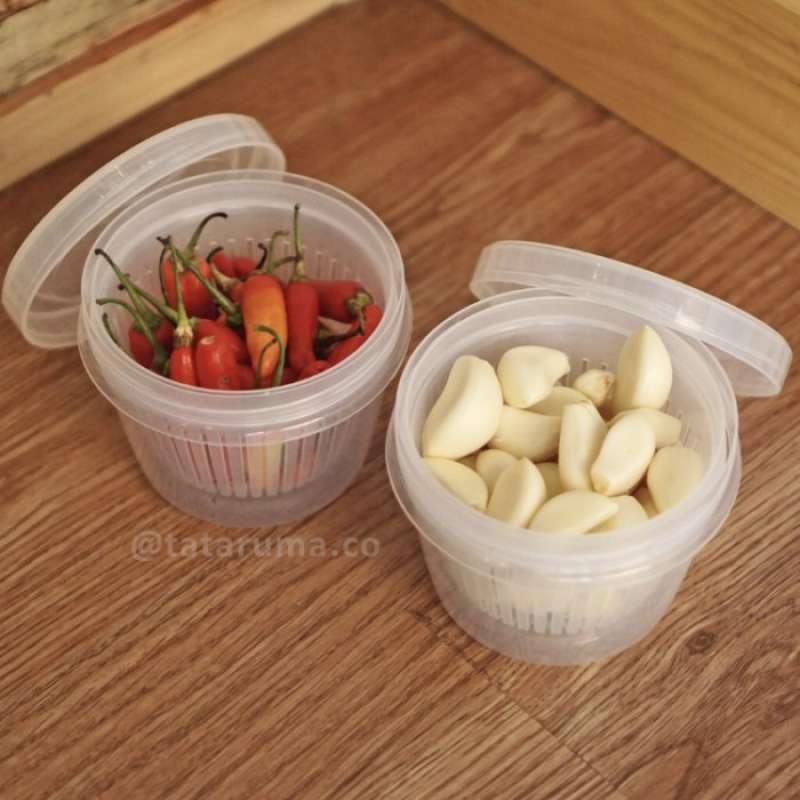 Jual TAMA - Tempat Bawang - Food Storage Kulkas Dengan Saringan ...