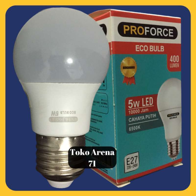Jual Proforce Eco Bulb Lampu Led 5 Watt Sni Resmi Hemat Energi Cahaya ...
