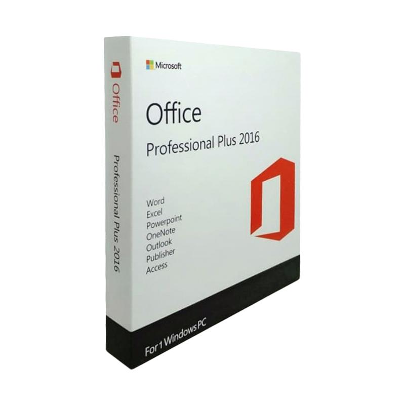 Jual Microsoft Office 2016 Professional Plus FPP/RETAIL Software di ...