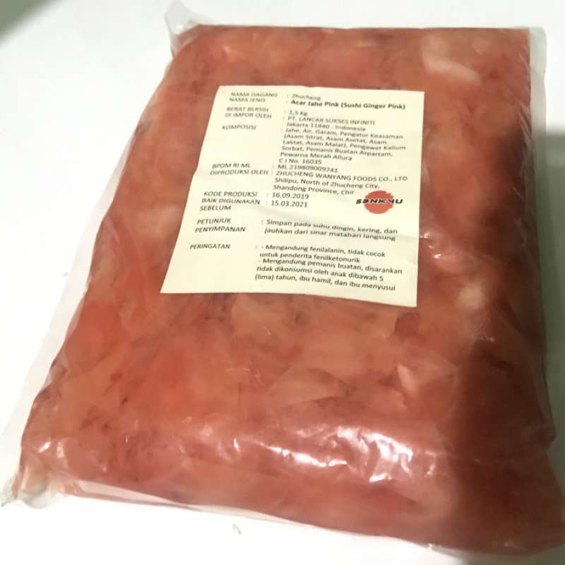 Jual Sushi gari pink 1kg di Seller Kumikaze Store - Wijaya Kusuma, Kota ...