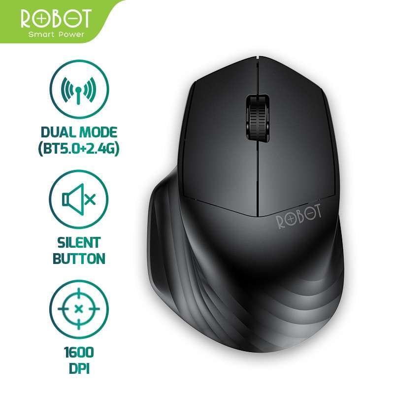 Promo Robot M350 Mouse Wireless Silent Click Dengan Receiver Usb ...