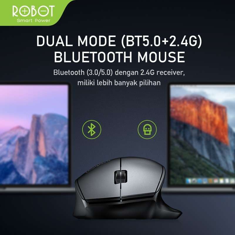 Promo Robot M350 Mouse Wireless Silent Click Dengan Receiver Usb ...