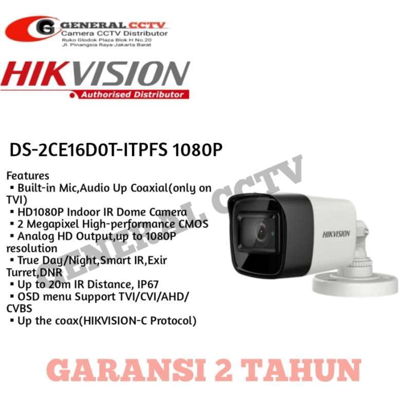 Promo Camera Hikvision Outdoor 2MP Audio Camera Turbo HD 1080P Diskon 4 ...