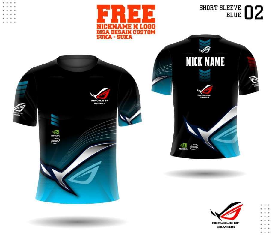 Promo Jersey e sport rog kaos republic of gamers baju asus gamer - XL ...