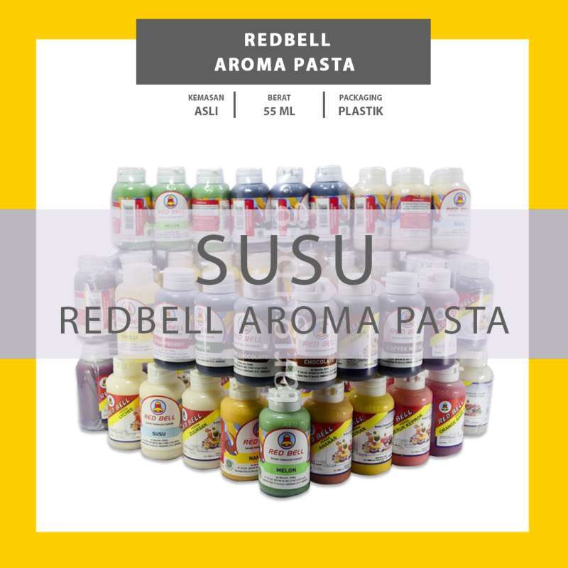 Jual SUSU RED BELL PERISA MAKANAN 55ML - REDBELL AROMA PASTA PEWARNA ...