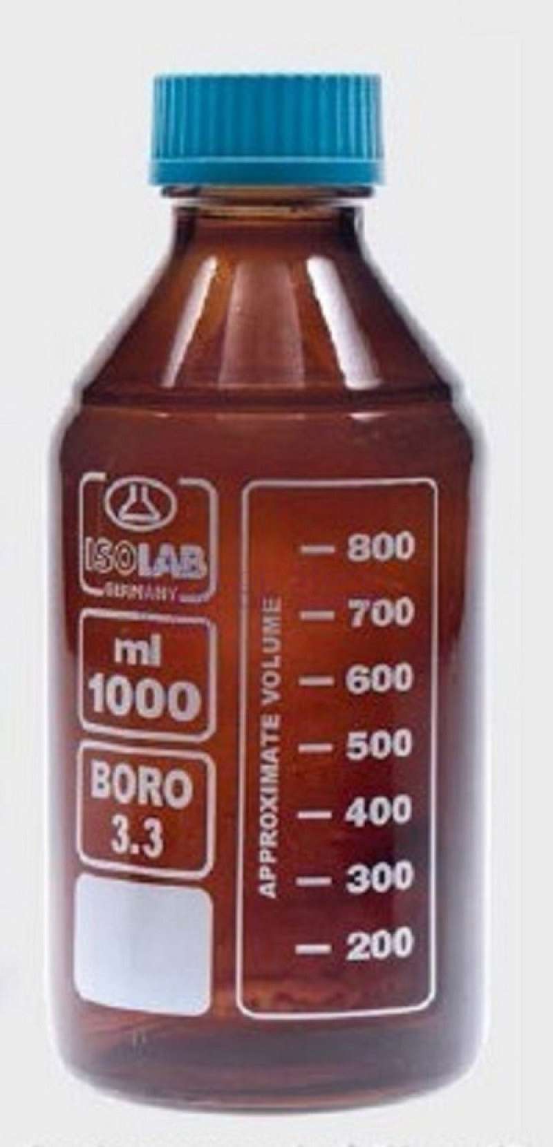 Jual Laboratory Bottle Borosilicate 2000 Ml Amber Lab Botol | Isolab Di ...