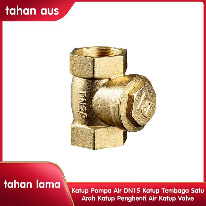 Jual Katup Pompa Air DN15 Katup Tembaga Satu Arah Katup Penghenti Air ...
