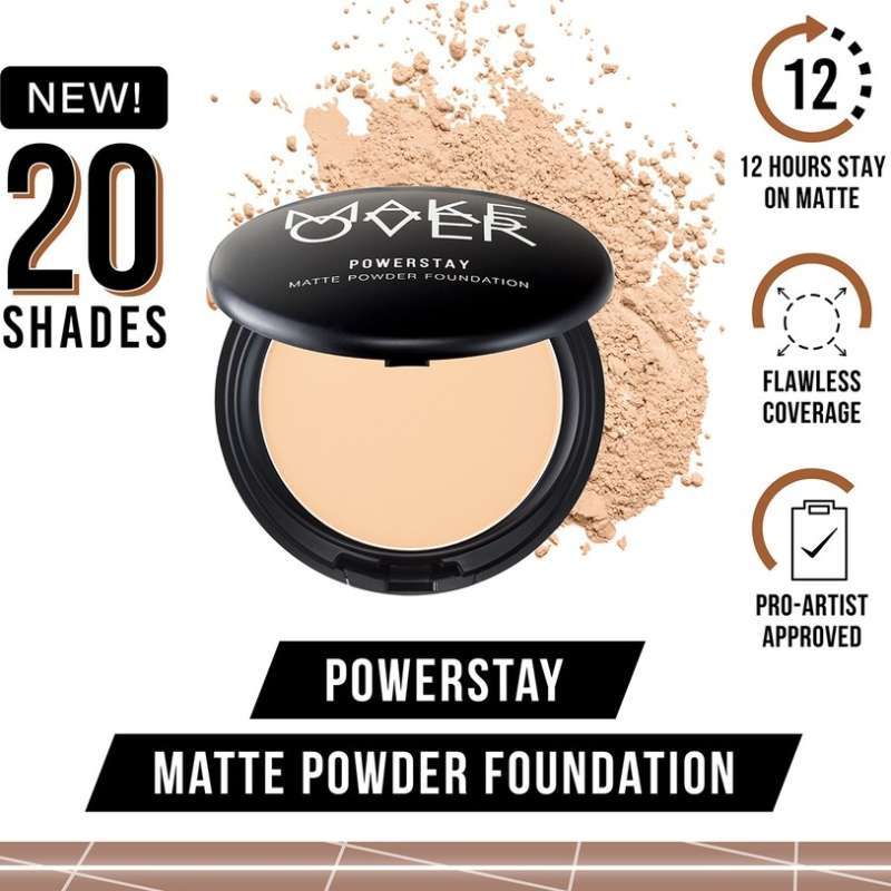 Promo MAKE OVER Powerstay Matte Powder Foundation 12 g - Bedak Padat ...