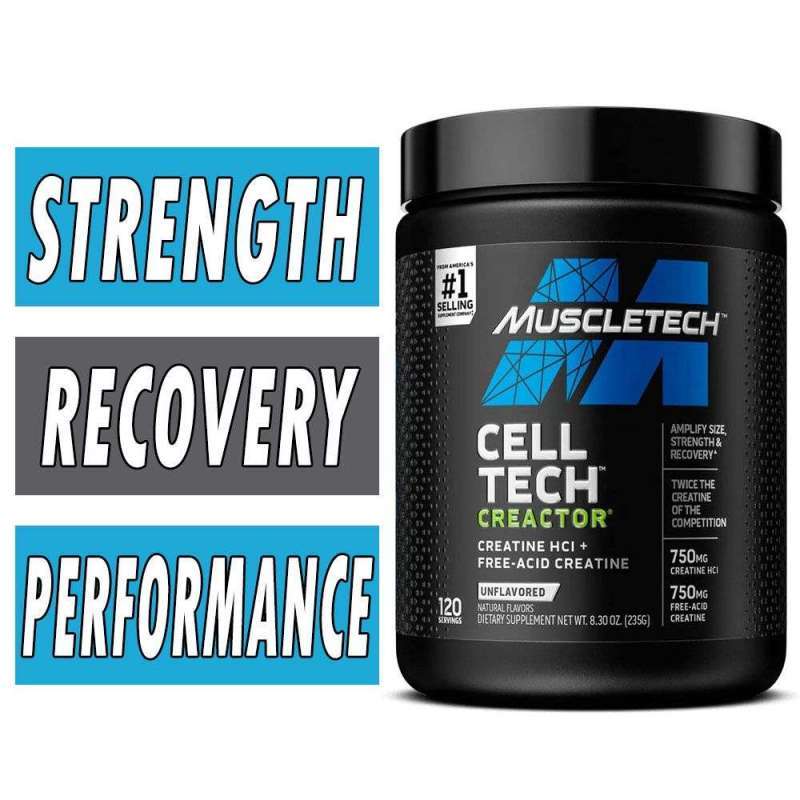Jual MuscleTech Creactor Cell Tech Creatine HCI 120 Servings di Seller ...