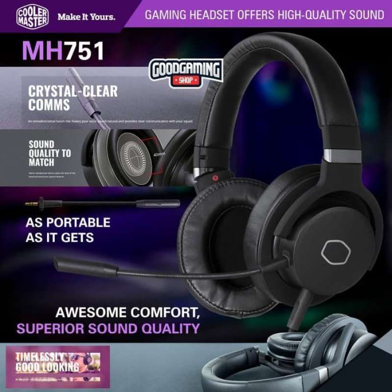 Jual CoolerMaster CM MH751 / MH 751 GAMING HEADSET di Seller GOOD ...