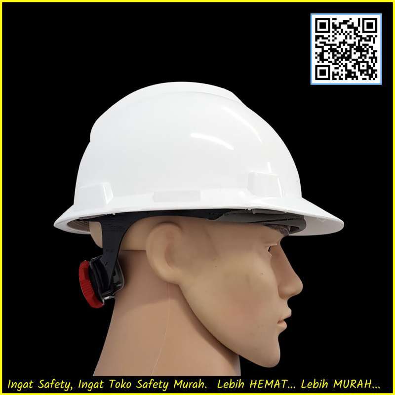 Jual Helm Proyek Safety Helmet Putih Standar Sni Msa Lokal + Inner ...