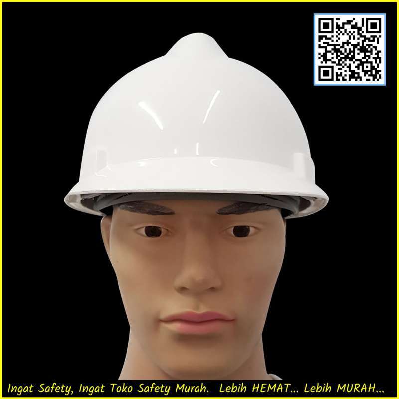 Jual Helm Proyek Safety Helmet Putih Standar Sni Msa Lokal + Inner ...