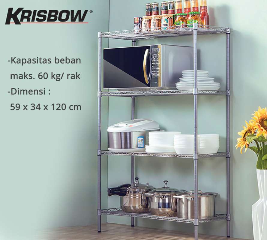 Jual Krisbow Rak Besi 4 Tingkat di Seller REBOOT - Kota Jakarta Barat ...