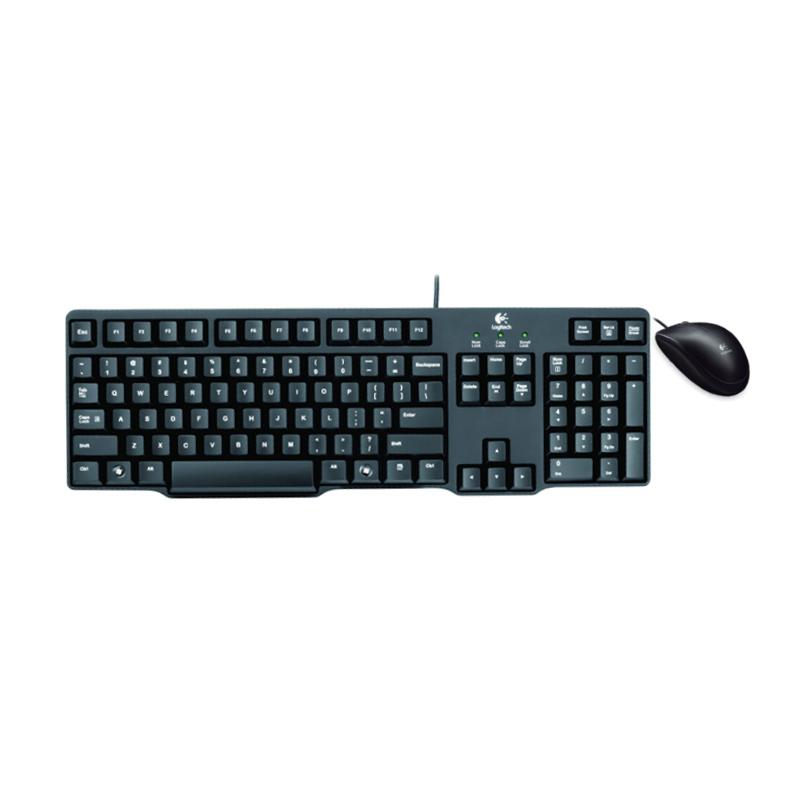 Jual Logitech K100 PS2 B100 USB Keyboard Mouse [Original] di Seller ...