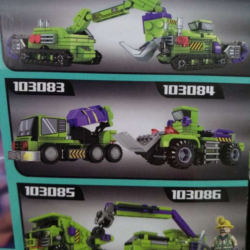 Jual Mainan Lego Sembo Block Transformer Hijau Robot Satuan Di Seller ...