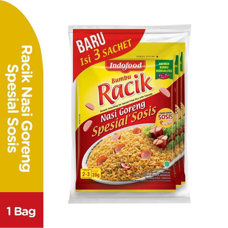Jual Racik Bumbu Nasi Goreng Spesial Sosis 3x20 G Di Seller Rivaldi ...