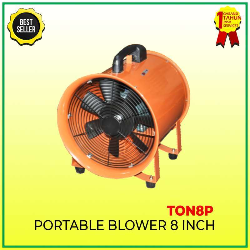 Jual Portable Ventilator Kipas Blower Axial Fan 8 Inches AKS - TON8P di ...