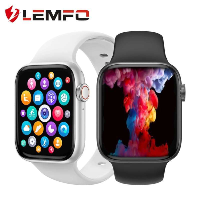 Promo LEMFO DT100 Smart Watch Bluetooth Panggilan Disesuaikan Dial Dial IP68 Tahan Air Jam ...