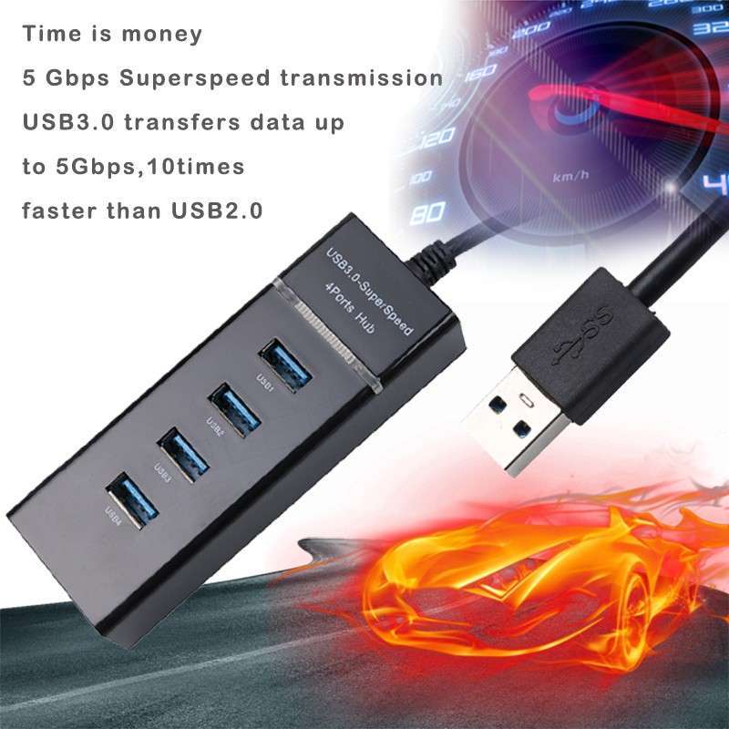 Jual FREE ONGKIR High Speed Multi 4 Ports USB 3.0 Multi HUB Splitter di ...
