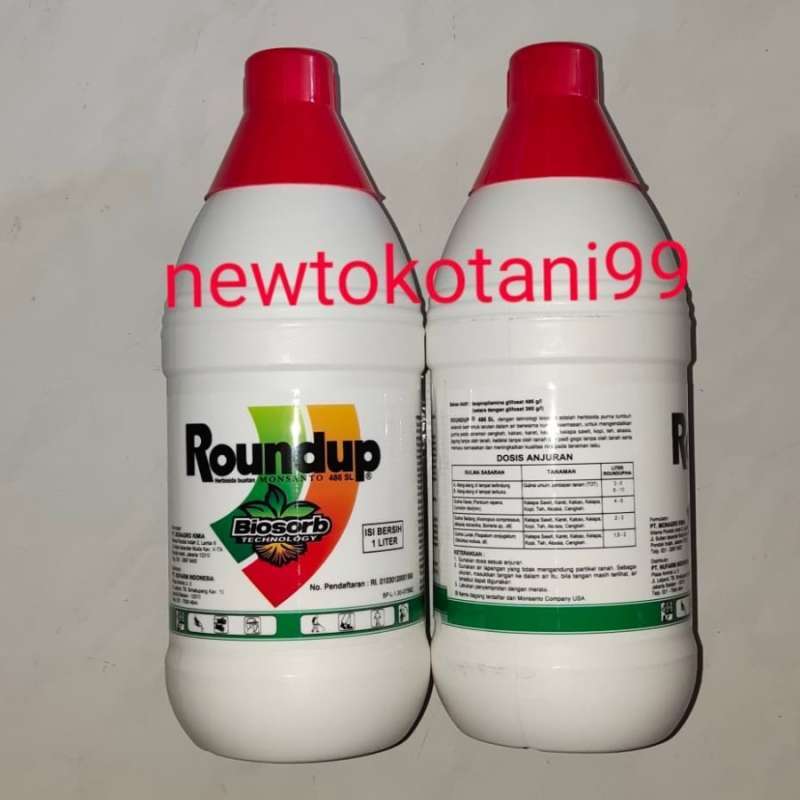 Promo herbisida ROUNDUP 1 liter racun rumput glifosat mati sampai ...
