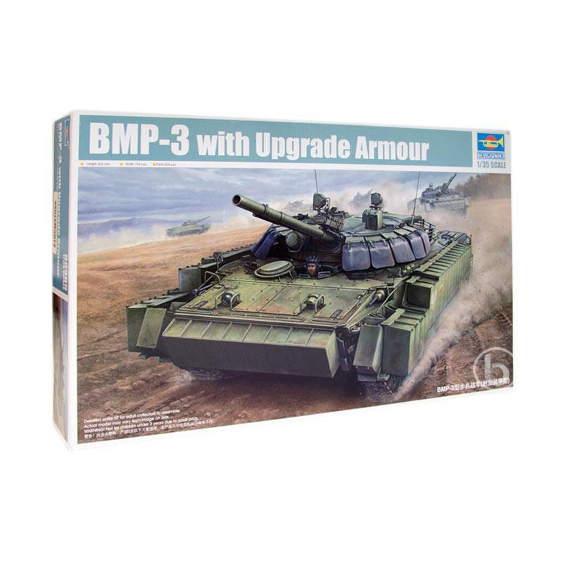 Jual Trumpeter 00365 BMP-3 with Upgrade Armour Model Kit [1:35] di ...