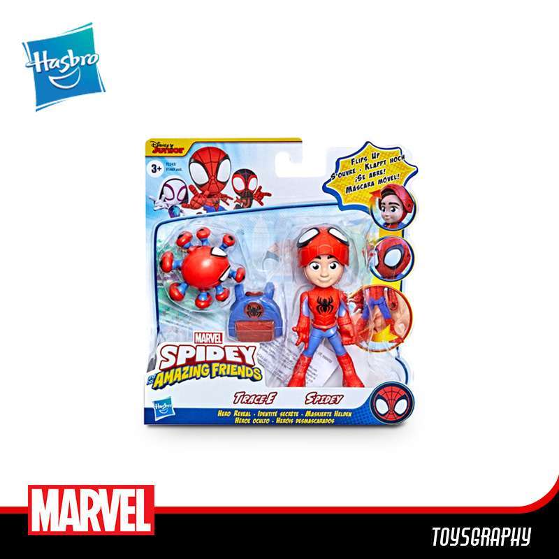 Jual Spidey And His Amazing Friends Hero Reveal Spidey And Trace E ...