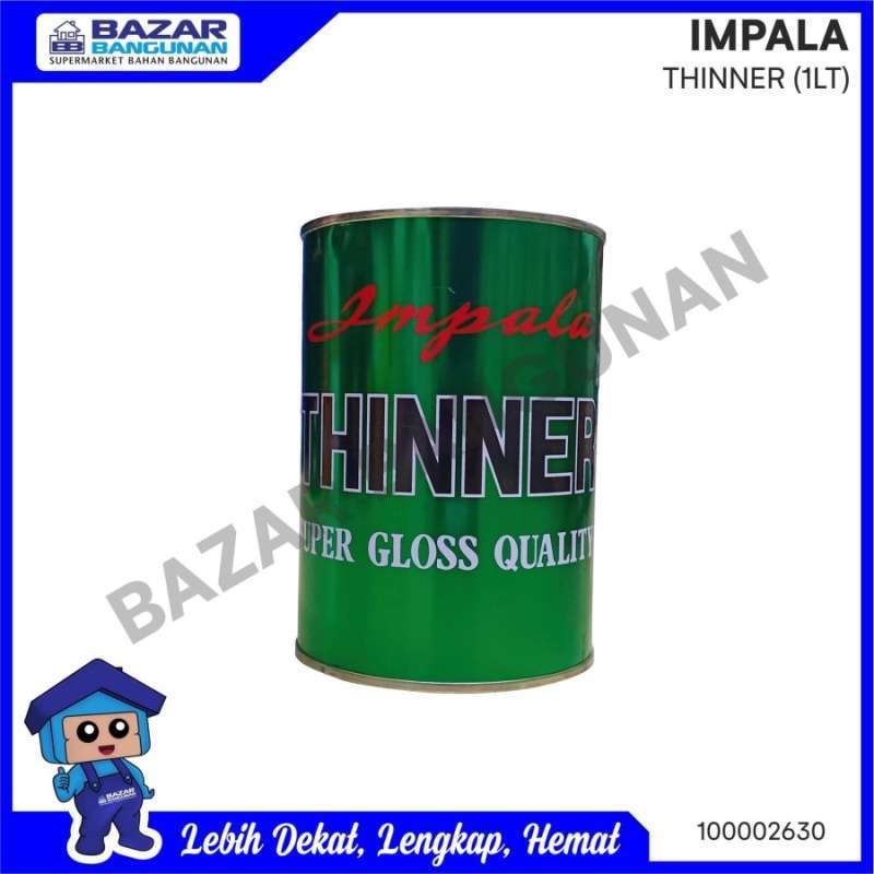 Jual THINNER - THINER - TINER - PENGENCER CAT IMPALA 1 LITER - 1 L - 1L ...
