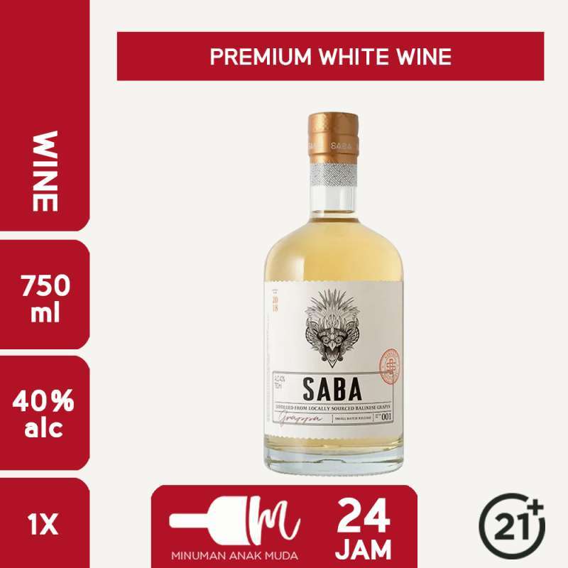 Promo Sababay SABA Grappa Premium White Wine 750ml Diskon 20% di Seller ...