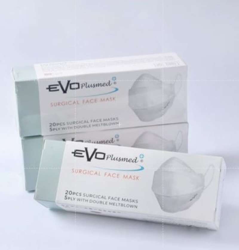 Jual Evo Plusmed Masker Medis 5ply 4D 1box di Seller Evoplusmedkreo ...