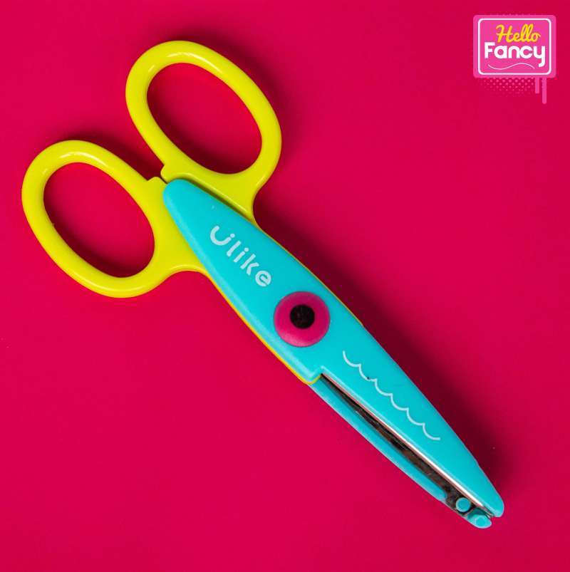 Jual Gunting Kertas Gerigi Fancy Kids Scissor / Gunting Kertas Anak OL ...